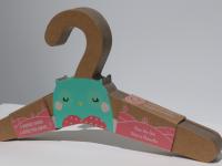 China Eco-Friendly Kids Paper Hanger for Sustainable Retail Packaging for sale