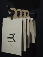 China Custom Printed Eco-Friendly Paper Shoe Hangers | Retail Display Hooks for sale