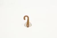 China Small Kraft Paper Sock Display Hooks | Eco-Friendly Retail Hanging Tabs for sale