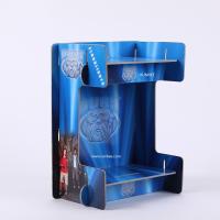 China Custom Printed Cardboard PDQ Display Box | 2-Tier Countertop Retail Stand for sale
