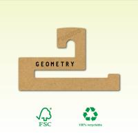 China FSC Kraft Paper Geometric Sock Hangers ODM Zero-Waste Eco-Friendly E-commerce Packaging Wholesale Custom Size for sale
