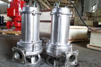China 100HP WQ Stainless Steel Submersible Sewage Pump 1300m3/H 12m Head for sale