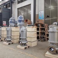 China Industrial Stainless Steel Submersible Sewage Pump 10-5500 m³/h 0.75-250 kW Anti-Clog for sale