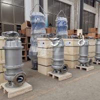 China Industrial Stainless Steel Submersible Sewage Pump 10-5500 m³/h 0.75-250 kW Anti-Clog for sale