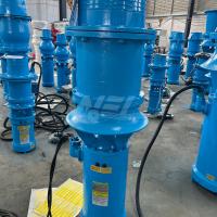 China Submersible axial flow pump and mixed flow pump with 300m³/h-48060m³/h flow range in cast iron or stainless steel and 7.5kw-800kw motor power for sale