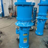 China Submersible axial flow pump and mixed flow pump with 300m³/h-48060m³/h flow range in cast iron or stainless steel and 7.5kw-800kw motor power for sale