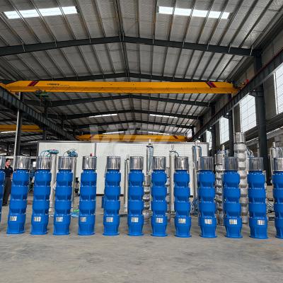 China QJ Deep Well Submersible Pump for High-Head Water Lifting with 5 to 1,500 m³/h Flow and 10 to 600 m Head for sale