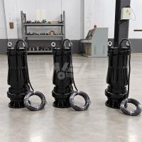 China 5.5kW Submersible Sewage Pump 40 m³/h 22 m Head WQ Submersible Wastewater Pump for sale