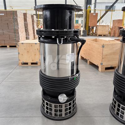 China 500 m³/h High-Flow Submersible Pump and Submersible Well Pump with 8 m Low Head and 22 kW Motor for Large-Scale Drainage for sale