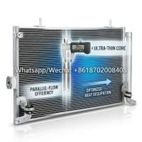 China Auto AC Condenser 635x413x16mm Parallel Flow Aluminum for Mitsubishi Lancer ES 2008-2014 for sale