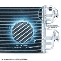 China Audi A4 A6 Q5 AC Condenser OEM 4F0260403P Aluminum Standard Size 1 Year Warranty for sale