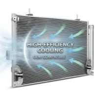 China Auto AC Condenser 610x407x16mm OEM 8E0260401D Compatible with Audi Quattro A4 Direct Fit for sale
