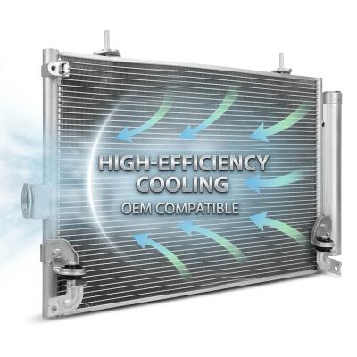 China Auto AC Condenser 610x407x16mm OEM 8E0260401D Compatible with Audi Quattro A4 Direct Fit for sale