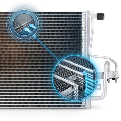 China Audi A4 A6 Q5 AC Condenser OEM 4F0260403P Aluminum Standard Size 1 Year Warranty for sale