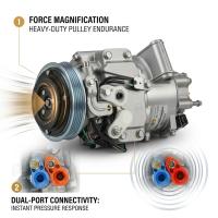 China SHS33 Electric AC Compressor 58dB R134a OEM Replacement for Benz S400 S500 Hybrid W221 W222 for sale