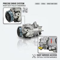 China SHS33 Electric AC Compressor 58dB R134a OEM Replacement for Benz S400 S500 Hybrid W221 W222 for sale