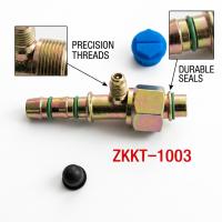 China Brass O-Ring AC Compressor Adapter Fittings Kit R134a R12 500 PSI SAE Thread for sale