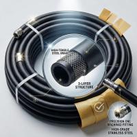 China Reduced Barrier 5/16 SAE J2064 AC Refrigerant Hose 8mm ID R134a R1234yf 15mm OD for sale