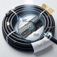 China High Pressure Discharge AC Hose Assembly 13mm ID 4000 PSI Burst Steel Fittings for sale