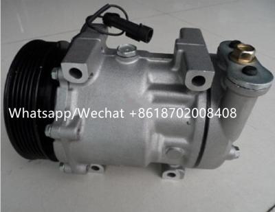 China 7V16 Auto AC Compressor 12V 6PK for Alfa Romeo Fiat Barchetta Bravo Marea OEM 60653652 60814396 for sale