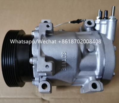 China 7V16 Auto AC Compressor for Dacia Logan Duster 12V 6PK 125mm OEM 8200117767 for sale