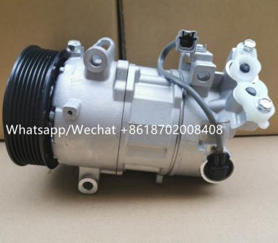 China 6SEL14C Auto AC Compressor for Megane 12V 7PK 122mm OEM 8200956574 for sale