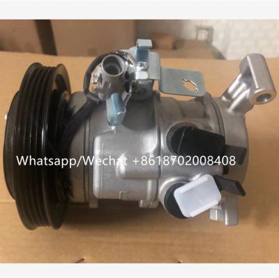 China 10SA13E Auto AC Compressor for Toyota Vios Avanza 12V 4PK 134mm OEM 4472802180 for sale