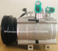 China HS18 AC Compressor 6PK 127mm 12V for Hyundai Santa Fe 2.7L V6 OEM 97701-26300 for sale