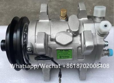 China UX200 Bus AC Compressor for Unicla Bus - 12V/24V Dual Voltage with 1PK Groove Configuration for sale