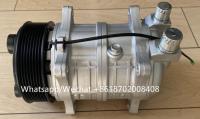 China TM16 12V Bus AC Compressor with 8PK Multi-Groove Clutch - Standard Size OEM Replacement for sale