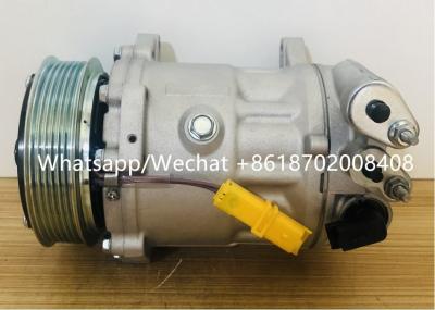 China SD7C16 Car AC Compressor 12V 6PK 119mm for Peugeot 407 607 Citroen C5 C6 9650985580 for sale