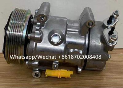 China 6V12 12V AC Compressor 9684480480 9655191680 120mm for Peugeot Citroen Fiat for sale