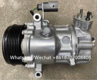 China 6V12 12V 6PK Auto Aircon Compressor 110mm for Skoda Fabia Rapid VW Polo OEM 6RF820803A for sale
