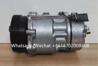China 7V16 Auto AC Compressor 6PK 119mm for VW Golf OEM 1J0820803F 1J0820803K 12V for sale