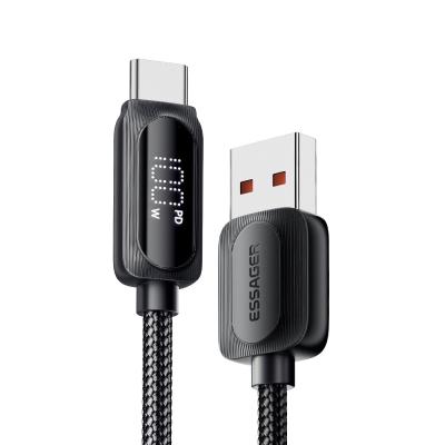 China ESSAGER ES-X57 Series 100W USB A to Type C Cable with 480Mbps Data Transfer in 1m 2m 3m Lengths for sale