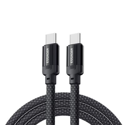 China ESSAGER ES-X55 Series 100W 240W Magnetic USB-C to USB-C Fast Charge Cable 1m Length 480Mbps Data Transfer for sale