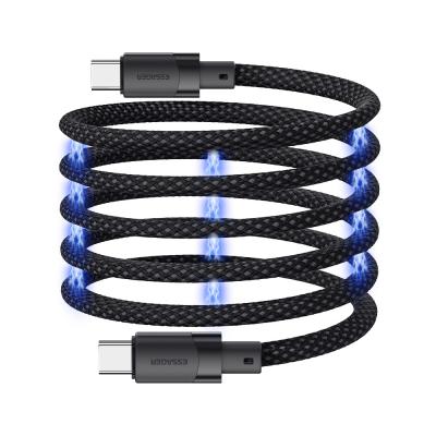 China ESSAGER ES-X53 Series 100W USB-C Magnetic Charging Cable 1m Length with 480Mbps Data Transfer for sale