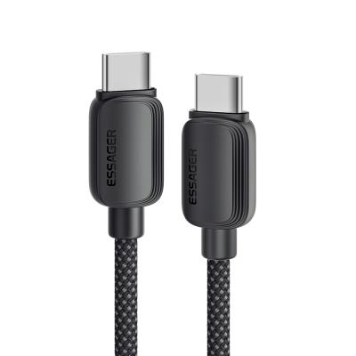 China ESSAGER ES-X46 Series 100W Type-C to Type-C Fast Charging Cable with 480Mbps Data Transfer in 1m and 2m Lengths for sale