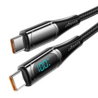 China Essager Digital Display PD QC3.0 USB Cable 100W 20V/5A Type-C Fast Charging with Data Transfer for sale