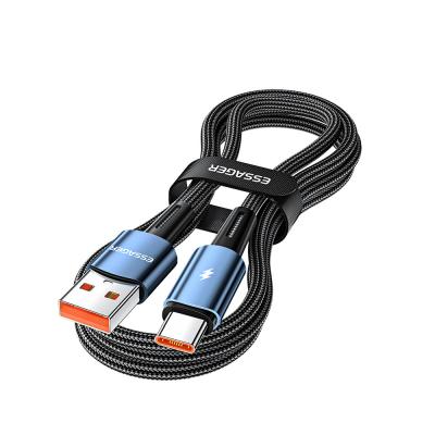 China Essager USB to Type C Cable 120W 6A Fast Charging Data Cable with Aluminum Construction for sale