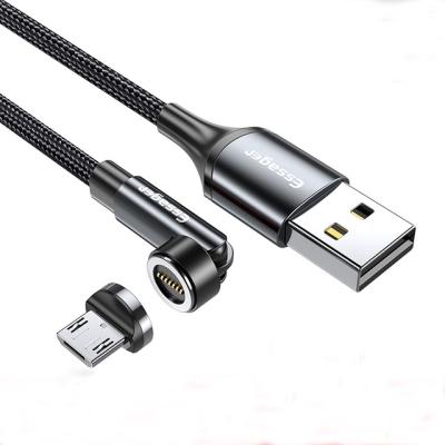 China Essager Universal Micro USB Magnetic Cable 1M 2M Length with 540° Rotation and Data Transfer Capability for sale