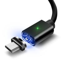 China Essager Magic Power Magnetic USB Cable 1M 2M 3M Fast Charging Data Transfer with LED Indicator for sale