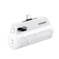 China ESSAGER QH-185 5000mAh USB-C Power Bank with 18W Fast Charging and Built-in Lightning Port for sale