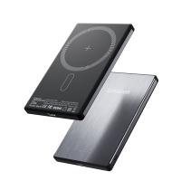 China ESSAGER AKD-YD52 5000mAh Ultra Thin Wireless Fast Charging Power Bank with Aluminum Alloy Case for sale