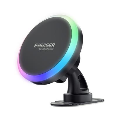 China Essager ACPH004 15W Magnetic Wireless Charging Car Phone Holder for 4.0-6.7 Inch Devices for sale