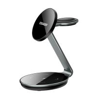 China ESSAGER OJD-102 3-in-1 Wireless Charging Stand with 15W Fast Charging and USB-C Port for Phones, Earbuds, Watches for sale