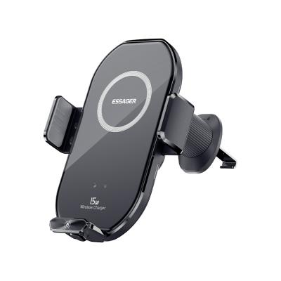 China ESSAGER A7 Car Phone Holder for 4.5-7 Inch Devices with ABS+Glass Construction and 942.76cm³ Package for sale