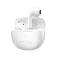 China ESSAGER D8 Series TWS Wireless Earbuds with BT 5.3, 4-Hour Playtime, and Touch Control in White and Purple Colors for sale