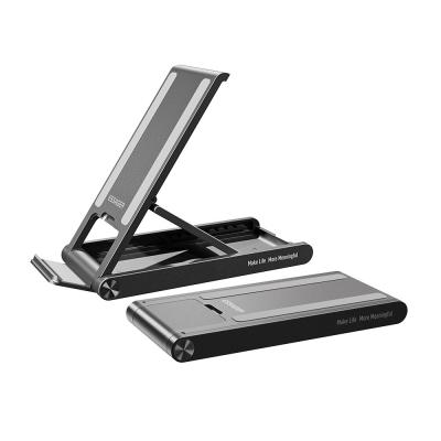 China Essager Moonlight Box Foldable Phone Stand with Multi-Angle Adjustment and Non-Slip Base for Desktop Use for sale