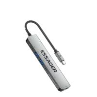 China Essager QingHong 7-in-1 USB-C Hub with 60W PD Charging and 4K 30Hz HDMI Output for sale